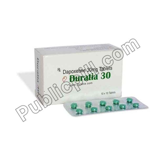 Buy Duratia 30 Mg (Dapoxetine) - Publicpill | #1 Trusted, Convenient ...