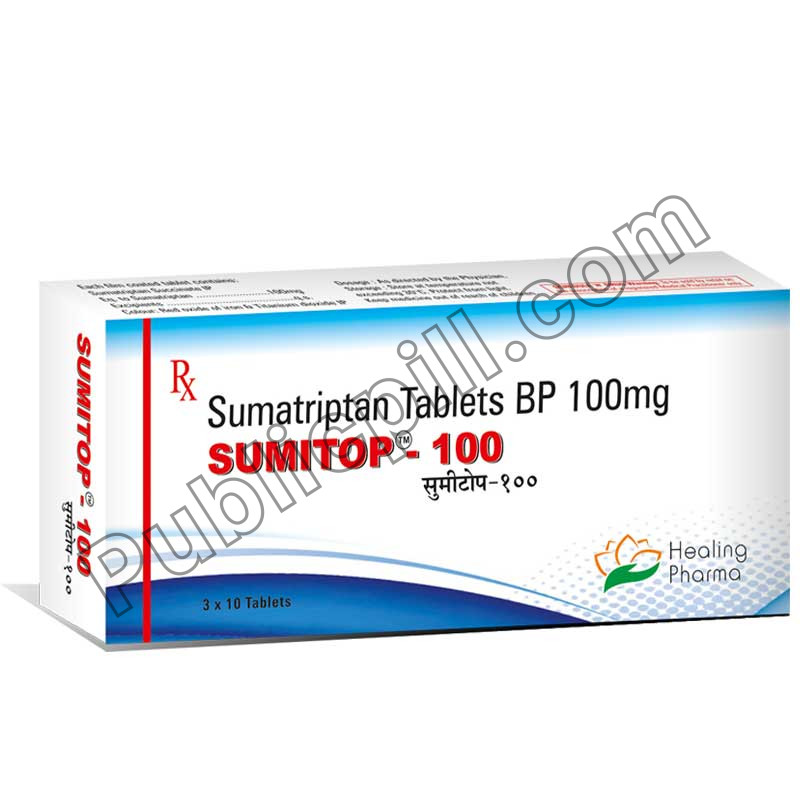 Buy Sumitop 100 Tablet (Sumatriptan) - Publicpill | #1 Trusted ...