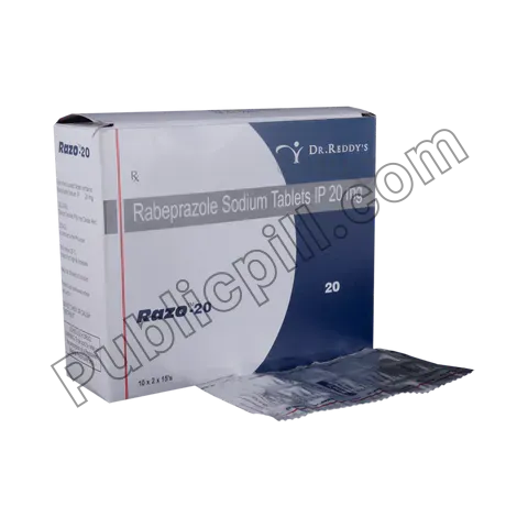 Buy Razo 20 Tablet (Rabeprazole) - Publicpill | #1 Trusted, Convenient ...