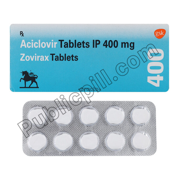 Buy Zovirax 400 Mg (Acyclovir) - Publicpill | #1 Trusted, Convenient ...