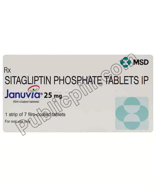 Januvia 25mg Tablet (Sitagliptin) - Publicpill | #1 Trusted, Convenient ...