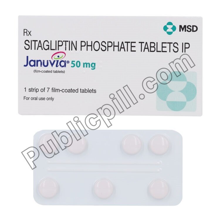 Januvia 50mg Tablet (Sitagliptin) - Publicpill | #1 Trusted, Convenient ...